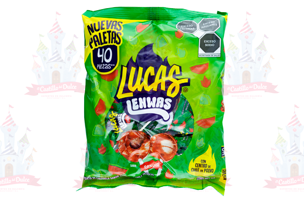 PALETA LENWAS SANDIA 12/40 PZS LUCAS – EL CASTILLO DEL DULCE