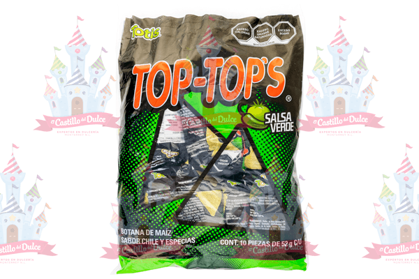 TOP TOPS SALSA VERDE 8/10 52G TOTIS – EL CASTILLO DEL DULCE