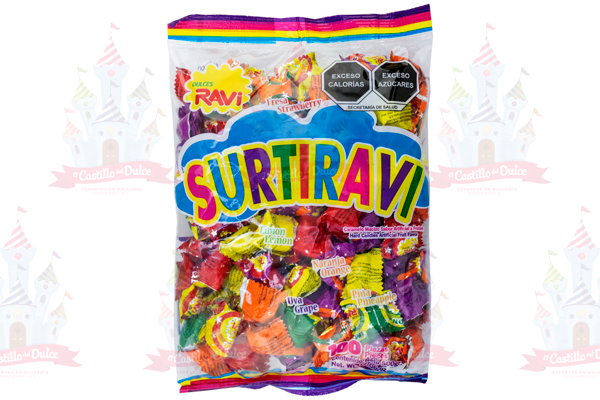 CARAMELO CANICA 28/100 SURTIDO RAVI – EL CASTILLO DEL DULCE