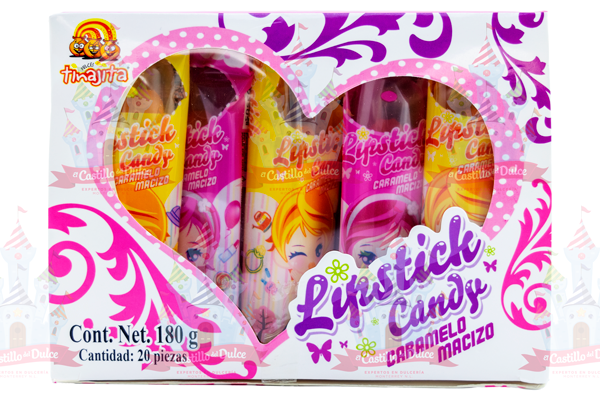 LIPSTICK CANDY 30/20 TINAJITA – EL CASTILLO DEL DULCE