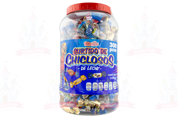 SURTIDO CHICLOSOS VIT. 6/300 PZA MONTES – EL CASTILLO DEL DULCE