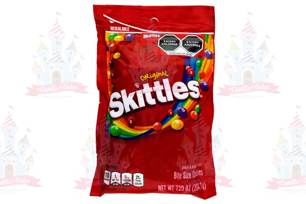 SKITTLES PEG BAG ORIGINAL 12/204.1GR – EL CASTILLO DEL DULCE