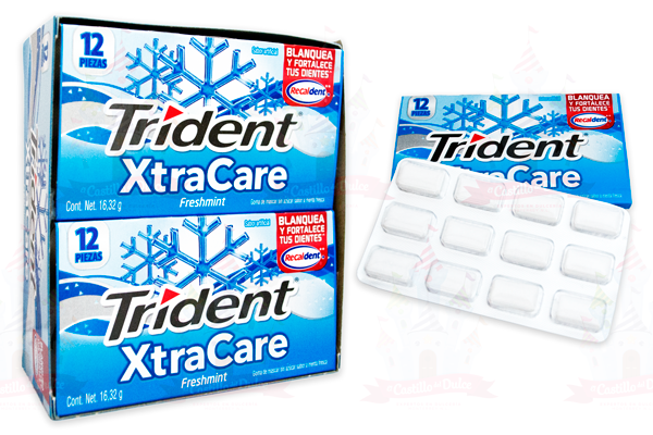 TRIDENT XTRACARE FRESHMINT 32/12 ADAMS – EL CASTILLO DEL DULCE