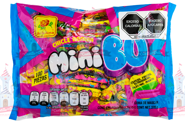 CHICLE MINI BU 28/100 LA ROSA – EL CASTILLO DEL DULCE