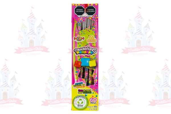 CHICLETINES 18/60 DELICIAS – EL CASTILLO DEL DULCE