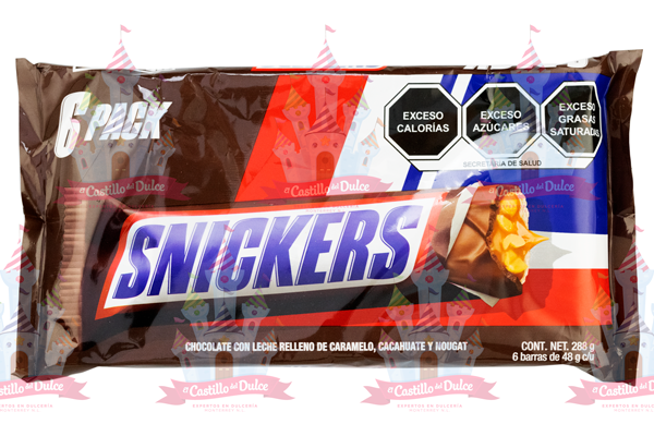 SNICKER CHOCOLATE 32/6 EFFEM – EL CASTILLO DEL DULCE