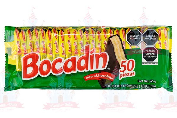 BOCADIN CHOCOLATE 12/50 PZAS BIMBO – EL CASTILLO DEL DULCE