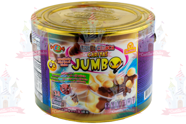 CHOCO CRUNCH CARITA JUMBO 12/25 DELICIAS – EL CASTILLO DEL DULCE