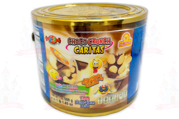 CHOCO CRUNCH CARITAS CHOCOLATE 12/100 DELICIAS – EL CASTILLO DEL DULCE