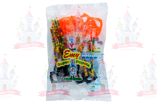 POPOTE MUELA NEGRA/NARANJA 36/20 HALLOWEEN – EL CASTILLO DEL DULCE