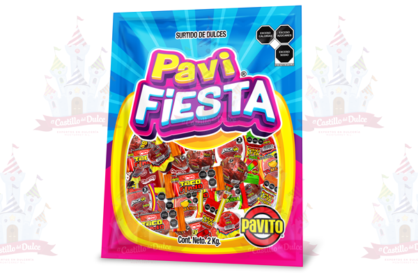 PAQUETE PAVI FIESTA 6/2 KG PAVITO – EL CASTILLO DEL DULCE
