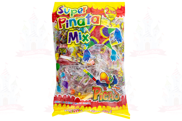 PAQUETE SUPER PINATA MIX 6/2 KG PICAO – EL CASTILLO DEL DULCE