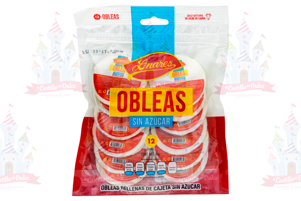 OBLEA MINI SIN AZUCAR 12/12 PZA LINARES – EL CASTILLO DEL DULCE