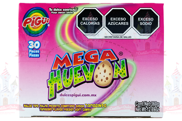 MEGA HUEVON DISPLAY 16/30 PIGUI – EL CASTILLO DEL DULCE