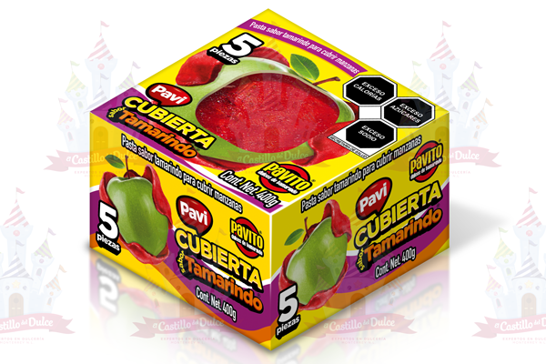PASTA P/MANZANA 36/5 PZS. PAVITO – EL CASTILLO DEL DULCE