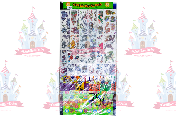 RIFA TATUAJE C/50 PZAS – EL CASTILLO DEL DULCE