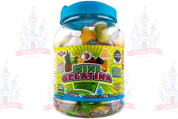 MINI GELATINA VIT. 6/100 DELICIAS – EL CASTILLO DEL DULCE