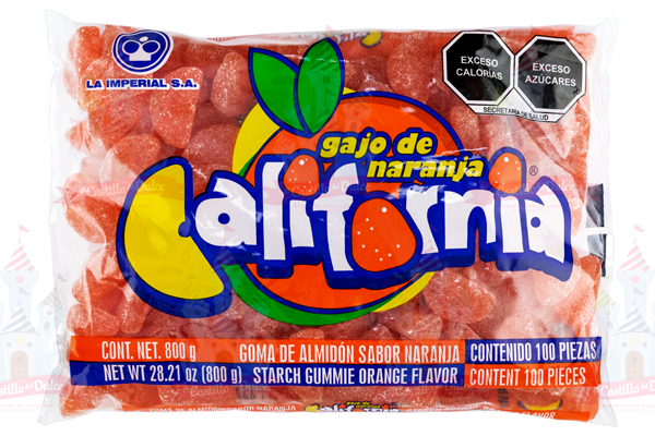 GOMA GAJO NARANJA 25/100 IMPERIAL – EL CASTILLO DEL DULCE
