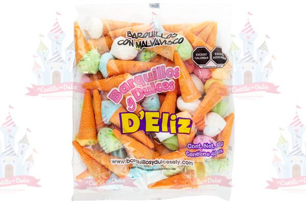 CONO C/BOMBON LUPITA 16/40 DELICIAS – EL CASTILLO DEL DULCE