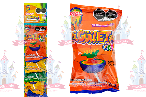 PIGUILETA COOL 16/12 PZA PIGUI – EL CASTILLO DEL DULCE