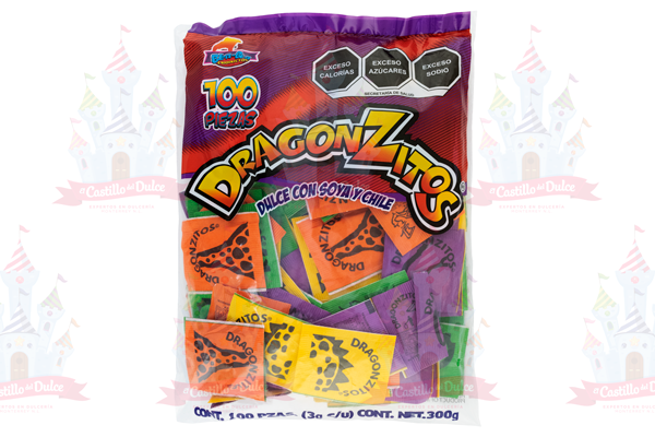DRAGONZITOS BOLSA 30/100 – EL CASTILLO DEL DULCE