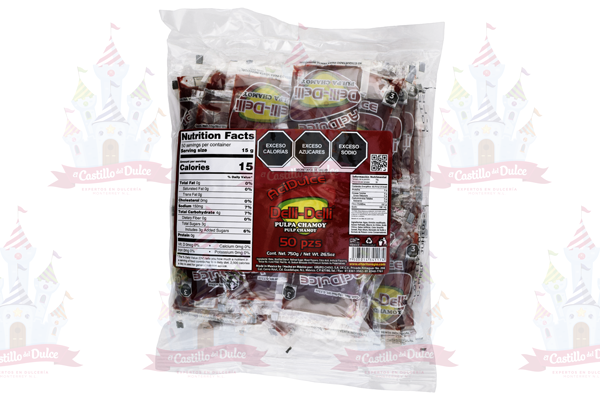 PULPA CHAMOY DELI DELI 30/50 PZA TORITO – EL CASTILLO DEL DULCE